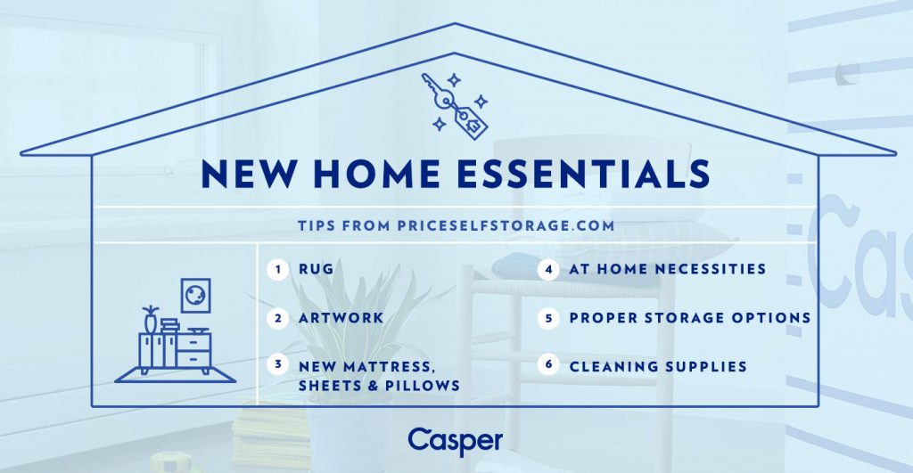 INFOGRAPHIC: New Home Essentials | Price Self Storage